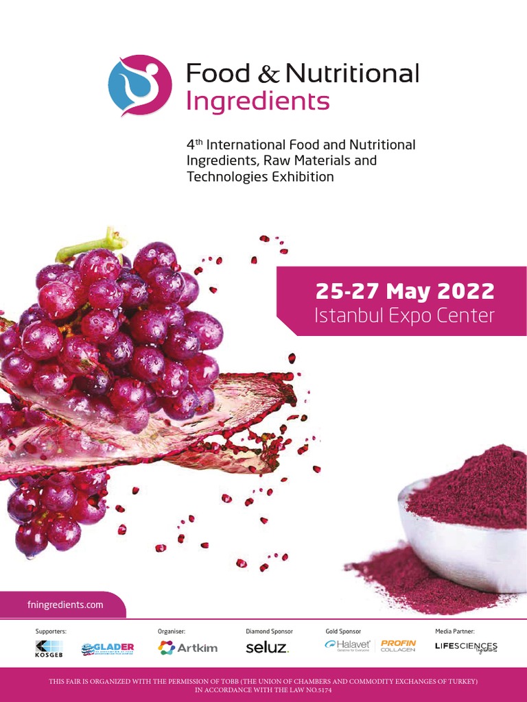 Food Nutritional Ingredients 2022 Brochure | PDF | Foods | Food And Drink