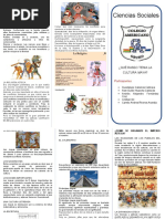 Infografia de La Civilizacion Azteca | PDF | Escultura | Religión y ...
