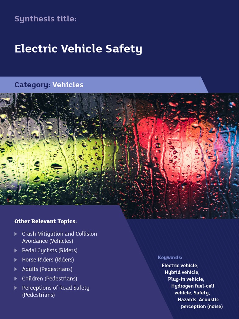 Electric Vehicle Safety | PDF | Electric Vehicle | Lithium Ion Battery