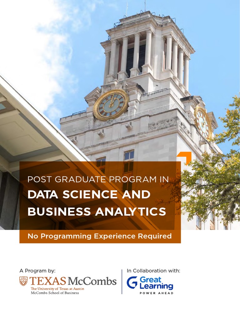 PGP Dsba Brochure | PDF | Conceptual Model | Analytics