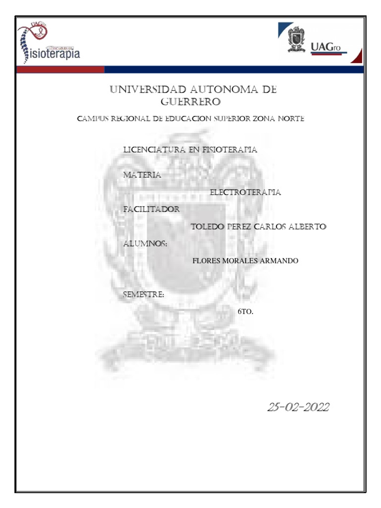 Reobase y Cronaxia en Fisioterapia | PDF | Salud y bienestar | Métodos ...