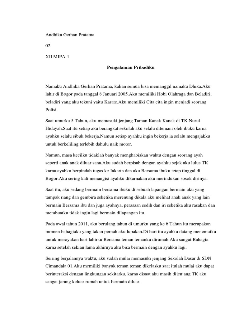 Andhika - TCS | PDF | Pengembangan Diri | Kesehatan Holistik