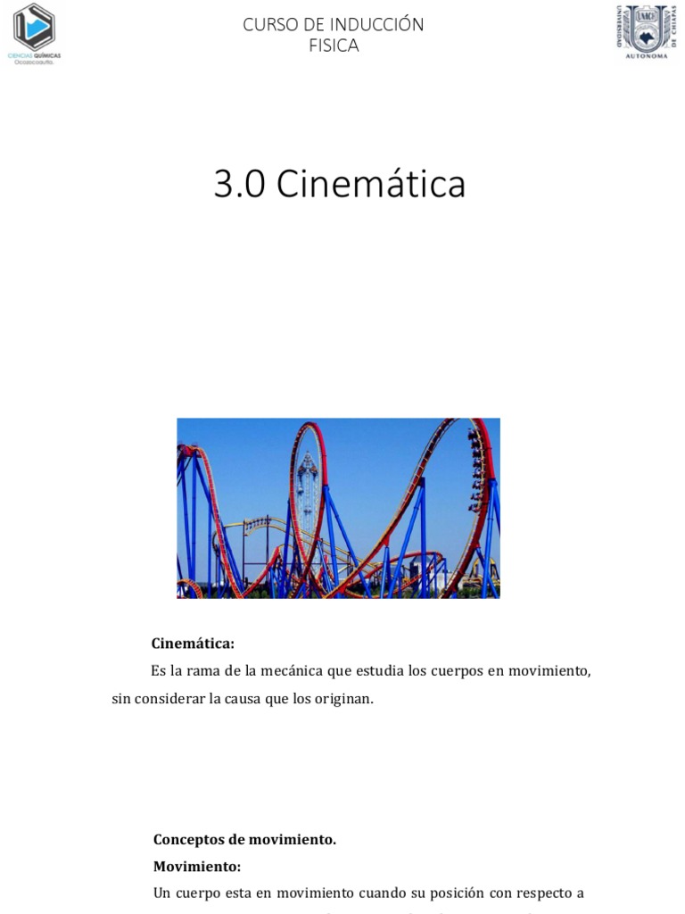 III Cinematica | PDF | Cinemática | Velocidad
