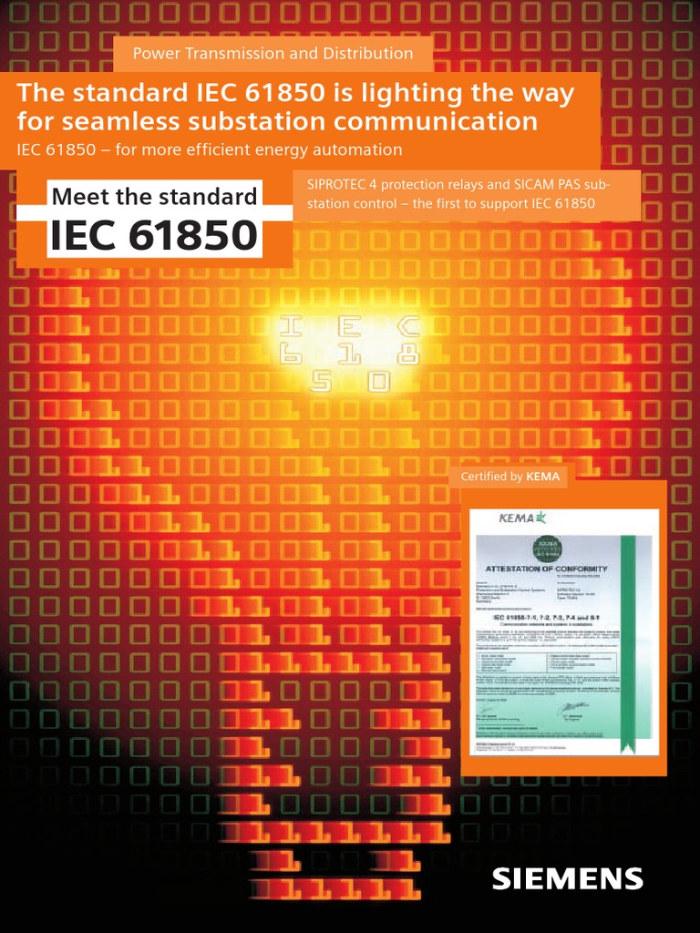 IEC 61850: Future of Substation Automation | PDF | Electrical ...