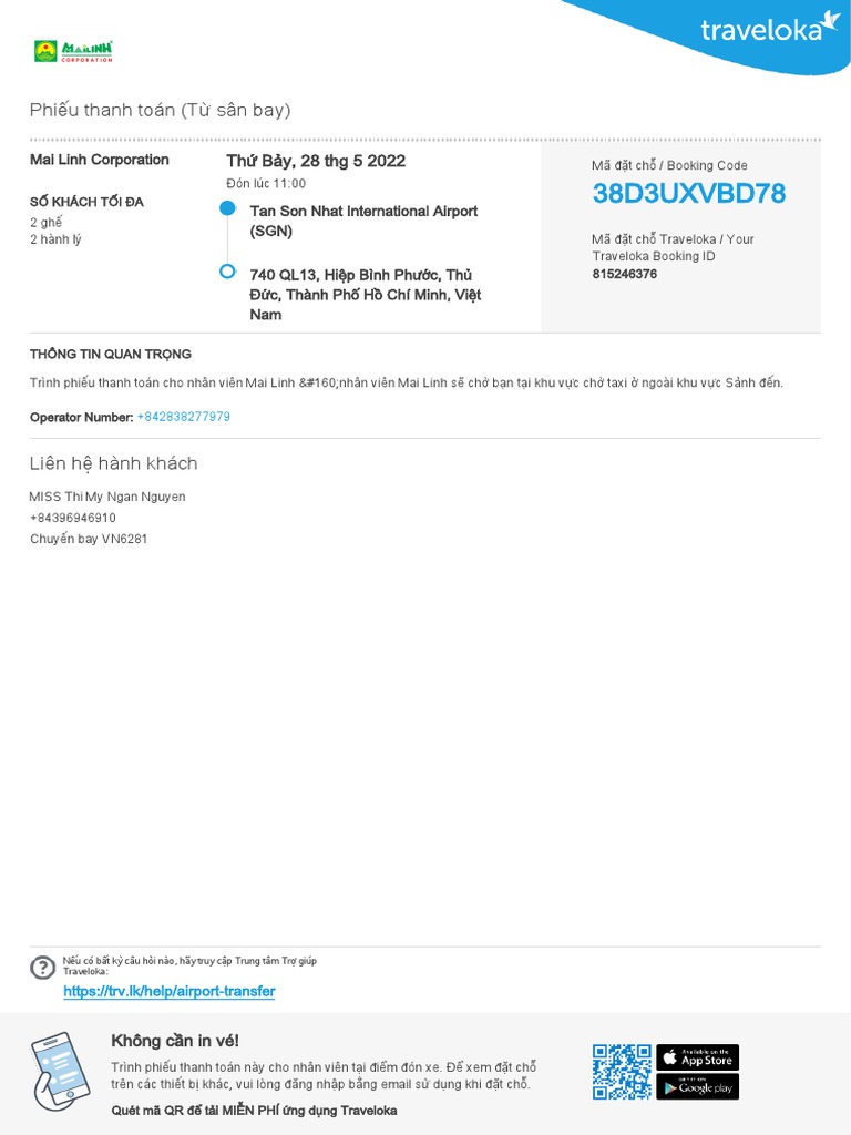 Shuttle Airport Transport Away E-Ticket-815246376-0 | PDF