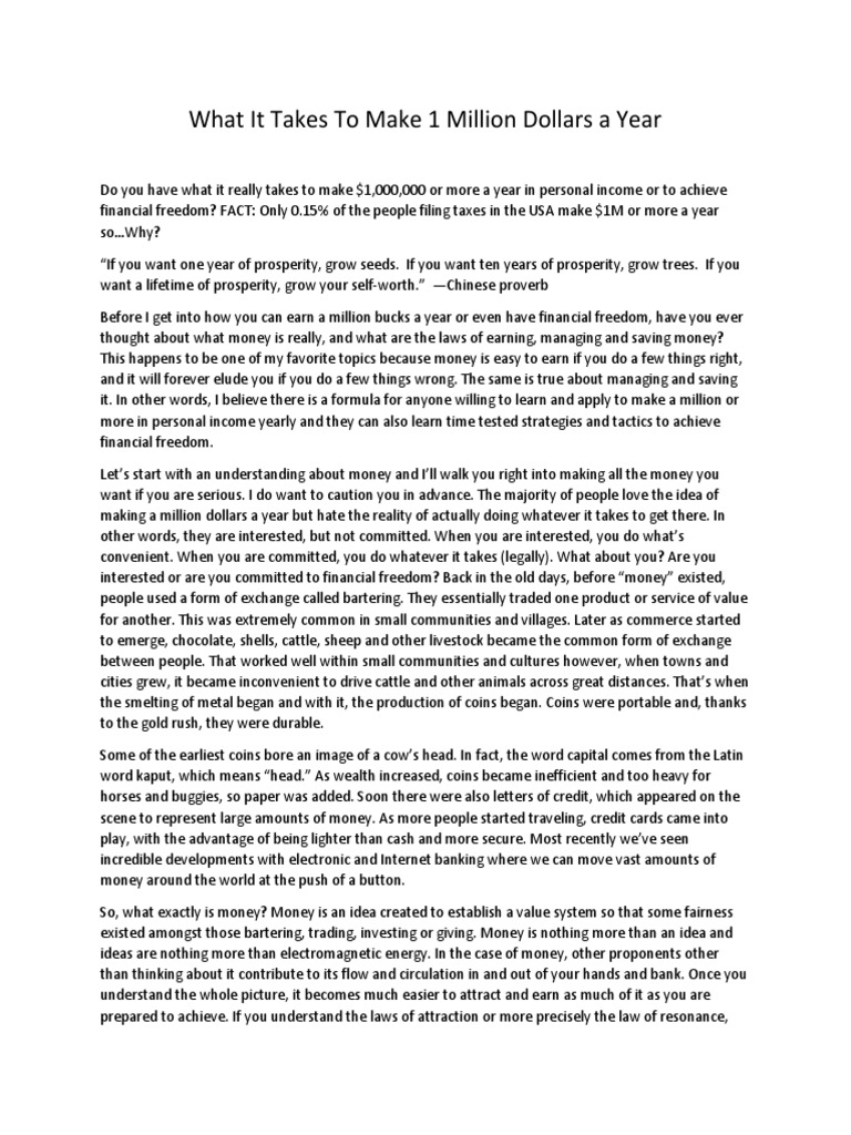 Million-Dollar Mindset Guide | PDF | Money | Investing