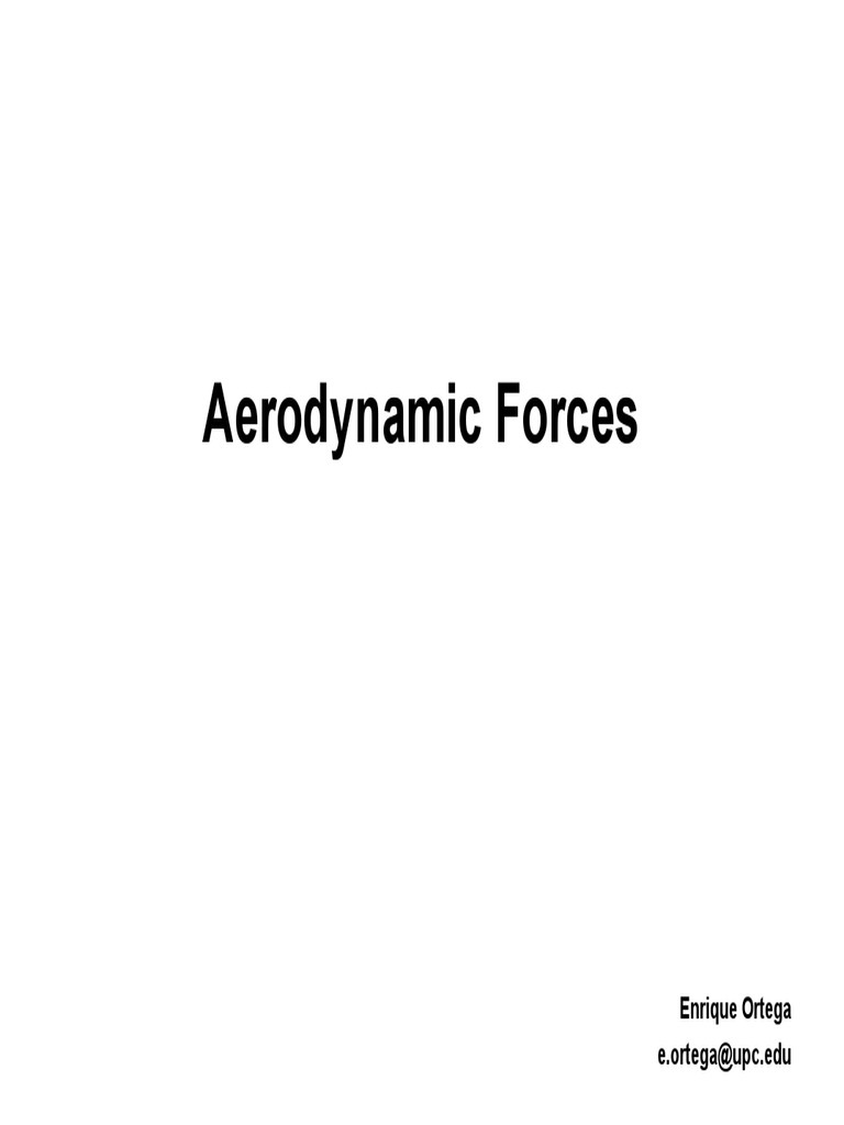 Aerodynamic Forces Explained | PDF Aerodynamic Forces Explained | PDF