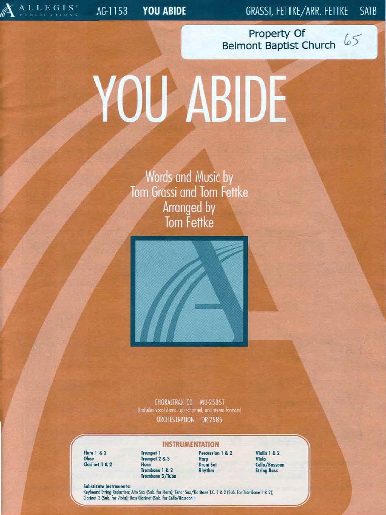 You Abide | PDF