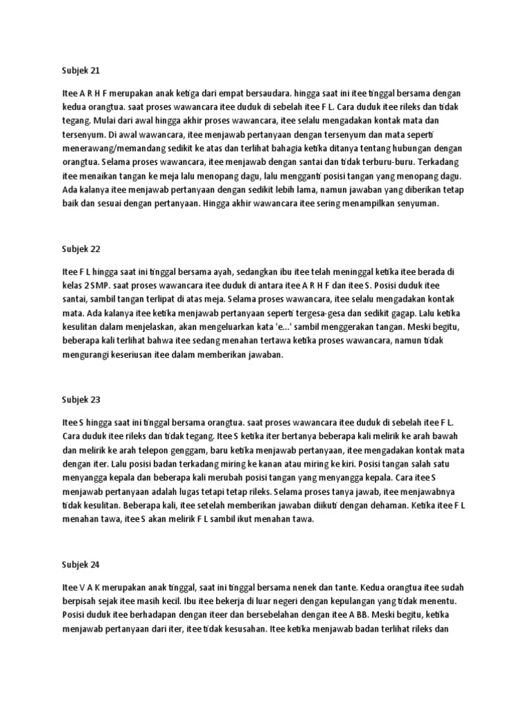 Laprak Observasi Khusus | PDF | Seni & Disiplin Bahasa