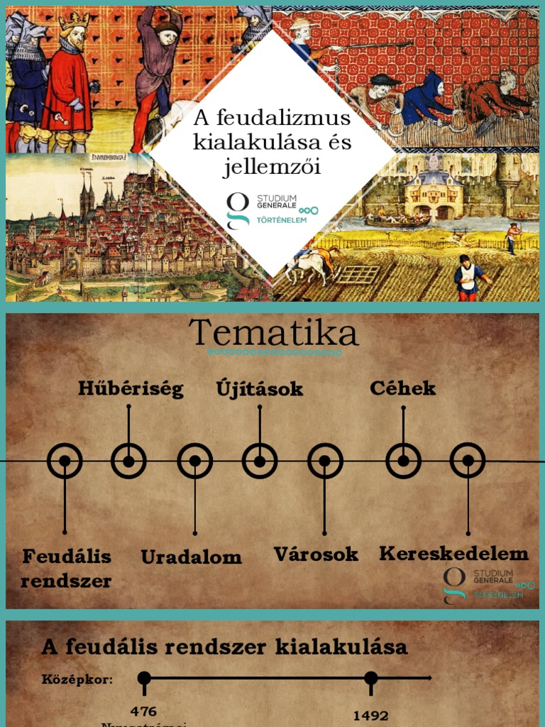 Feudalizmus kialakulása és jellemzői, mezőgazdasági technikák ...