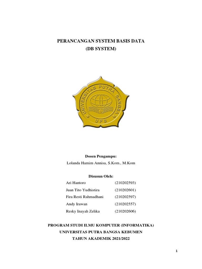DB System Design Overview | PDF