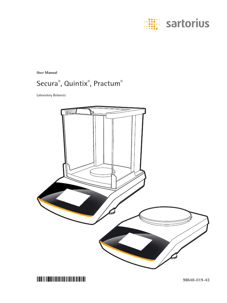 Sartorius+Quintix+Model+224 1S+Manual | PDF | Ac Power Plugs And ...