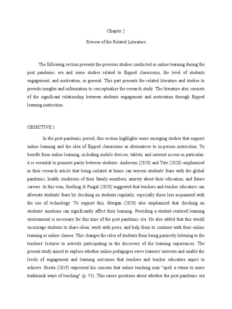 Chapter 2 (Review of The Related Literature) | PDF | Motivational ...