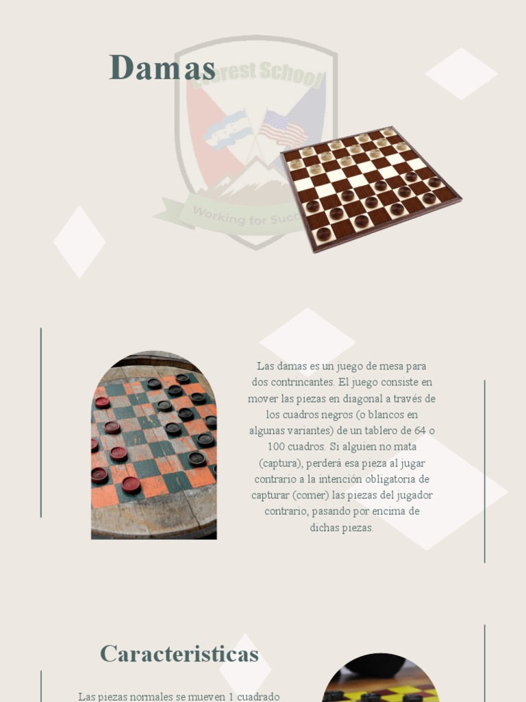 Damas Juego | Descargar gratis PDF | Juegos de mesa | Juegos tradicionales