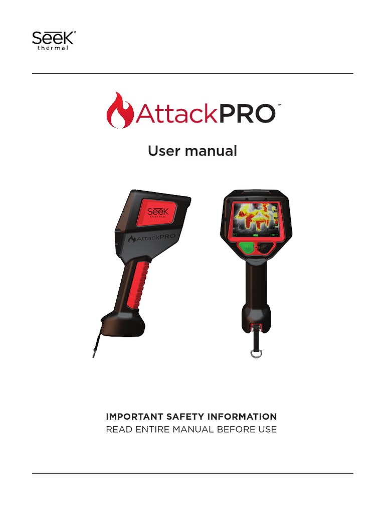 Attackpro User Manual All Languages v1 | PDF | Thermography | Battery Charger