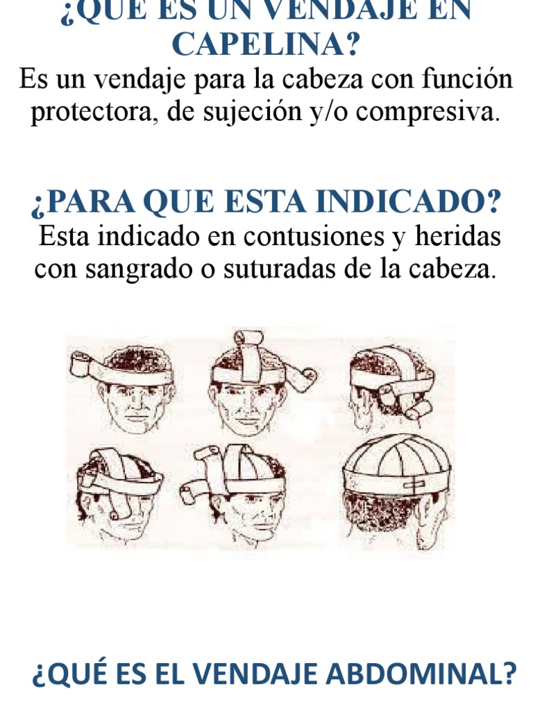 Vendaje Capelina: Función y Tipos | PDF