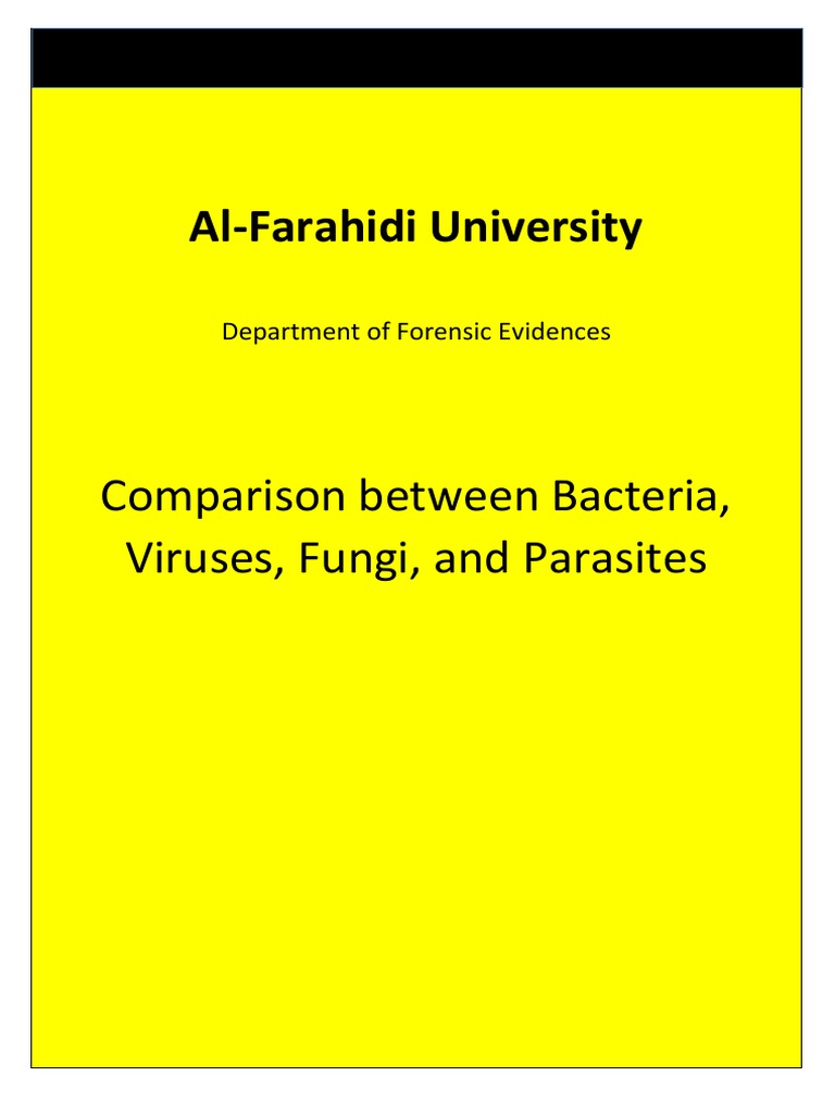 Fungi, Viruses and Parasites | PDF | Virus | Bacteria