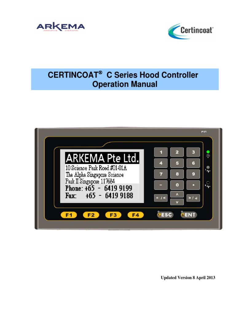 ARKEMA-Operation Manual Updated Version 8 April 2013 | Download Free ...