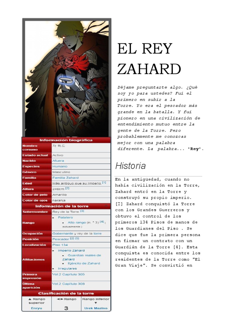 Historia del Rey Zahard en la Torre | PDF | Amor