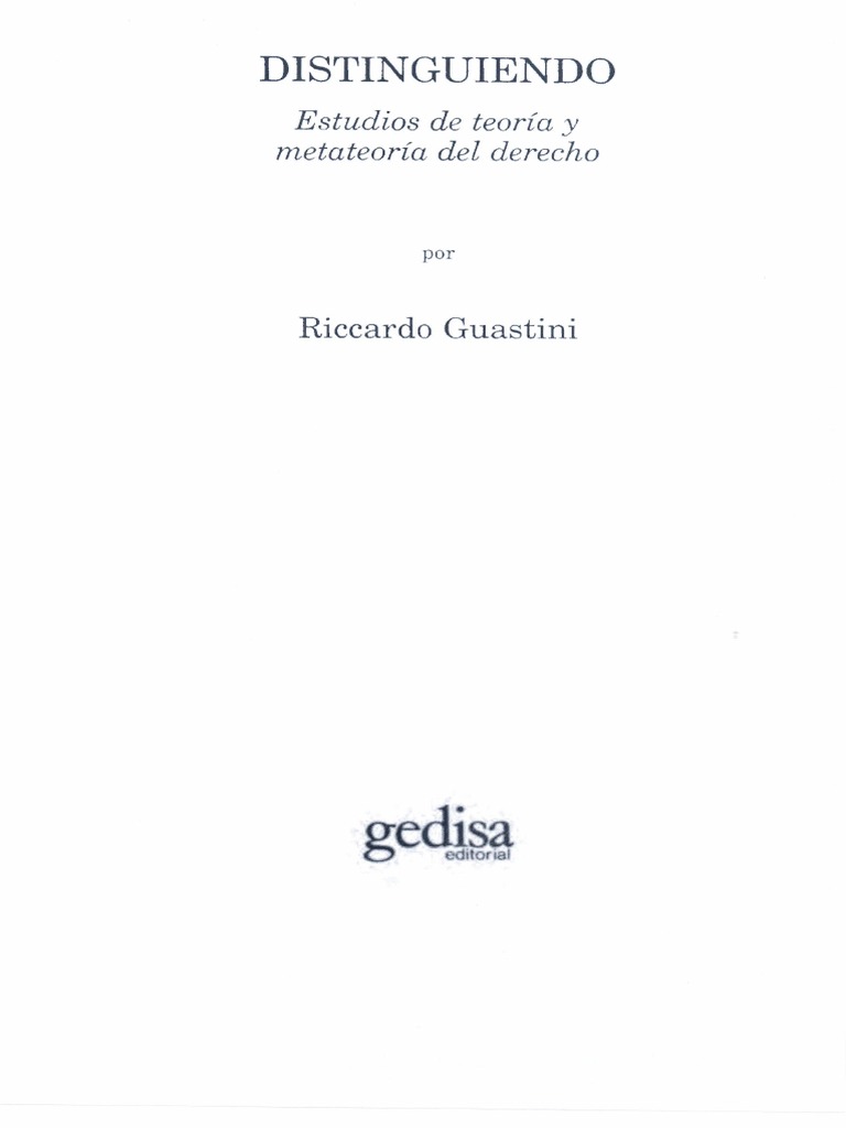 Guastini - Introduccion A Las Técnicas Interpretativas | PDF