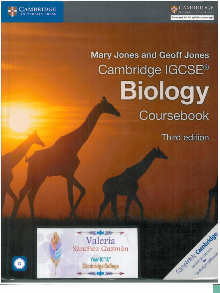 BIOLOGY Book - Y10 - IGCSE | PDF BIOLOGY Book - Y10 - IGCSE | PDF