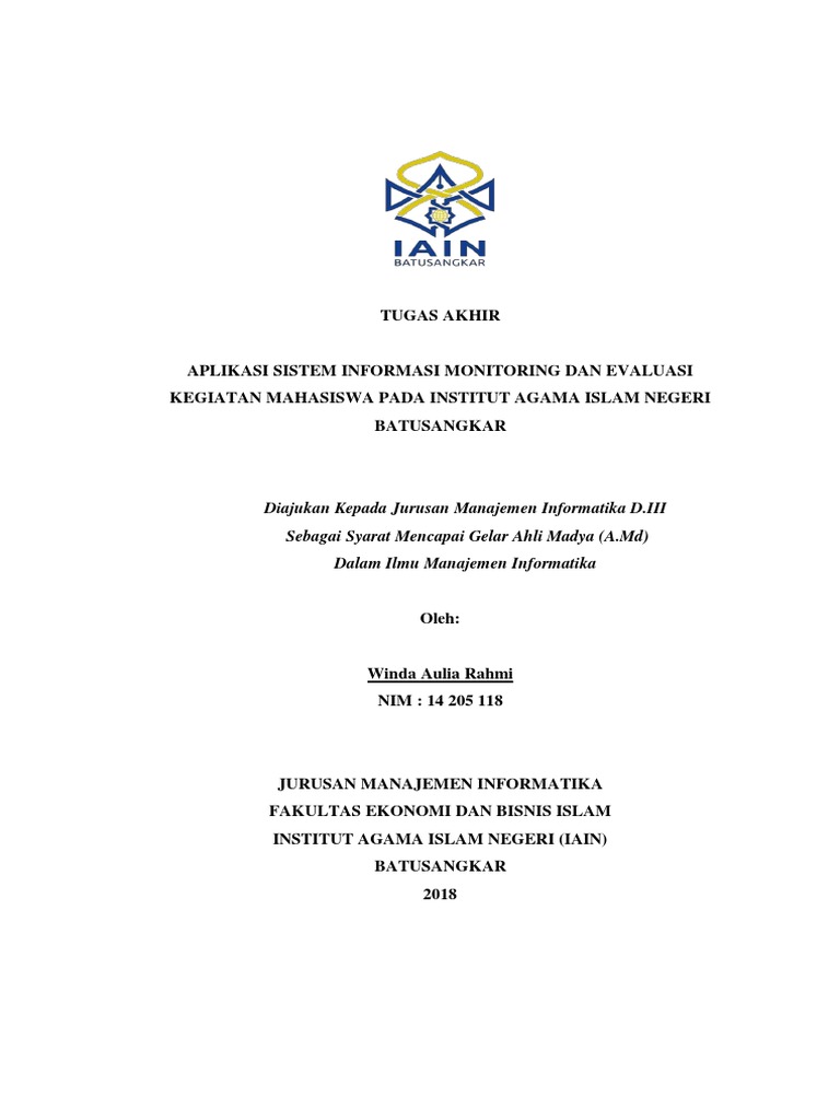(14 205 118) Winda Aulia Rahmi | PDF | Komputer