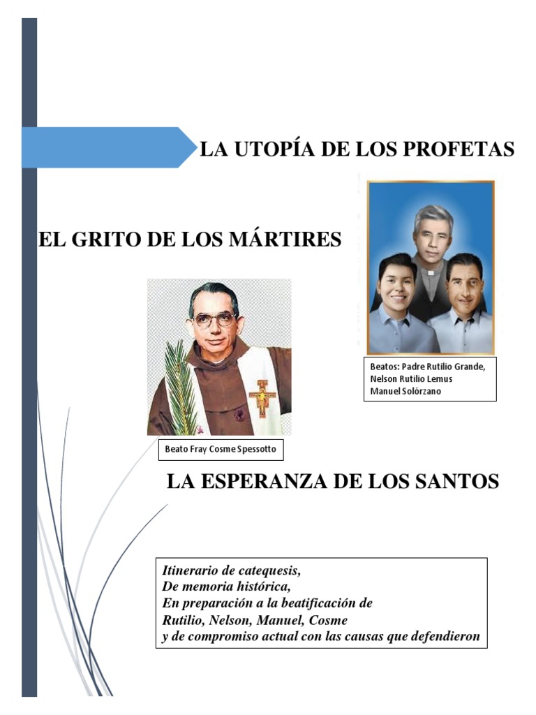 Tema 1 Rutilio Grande, El Hombre | PDF | eucaristía | David