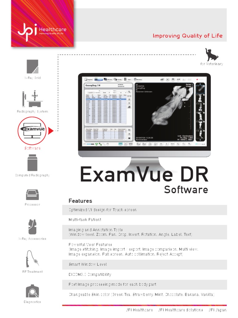 ExamVue DR Software For Veterinary | PDF