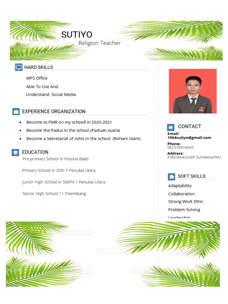 CV Tugas Bing Sutio | PDF