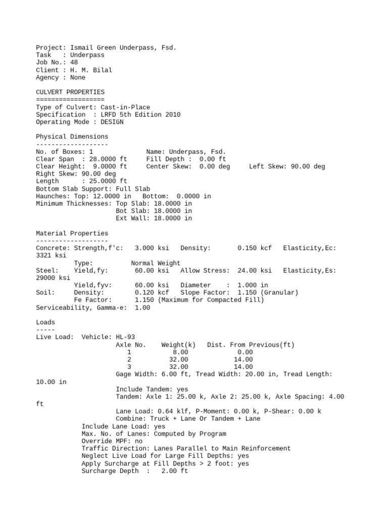 Underpass Bilal FSD | PDF | Truck | Axle