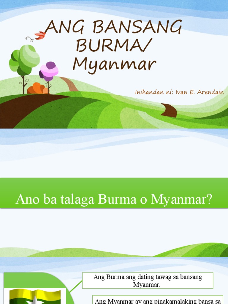 Ang Bansang Burma | PDF