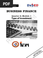 Business Finance Module 1 | PDF | Securities (Finance) | Stocks