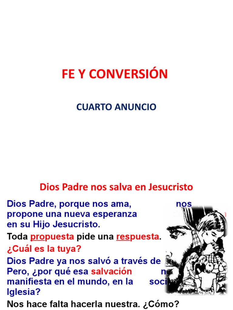 Kerygma 4 - Fe y Conversión | PDF | Fe | Salvación