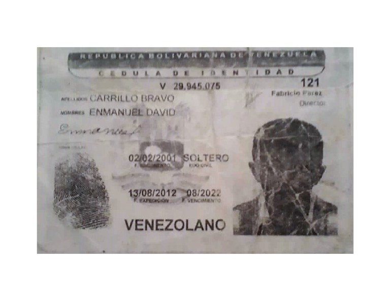 Cédula David 2 | PDF