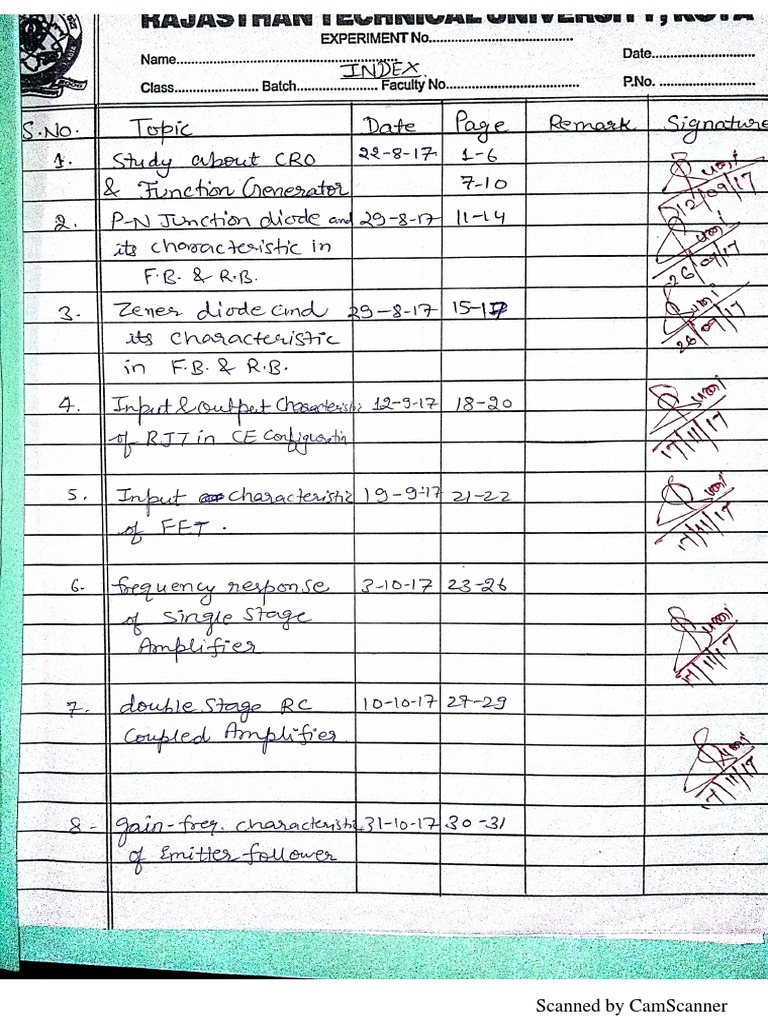 Edc Lab File 2 | PDF
