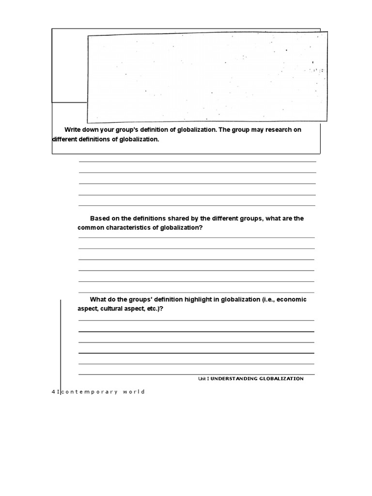 P2 The Contemporary World Outline UPDATED 2022-04 | PDF | Science & Mathematics