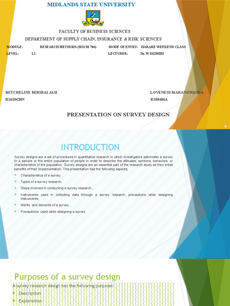Survey Design in Research Methods | PDF | Art | Computers