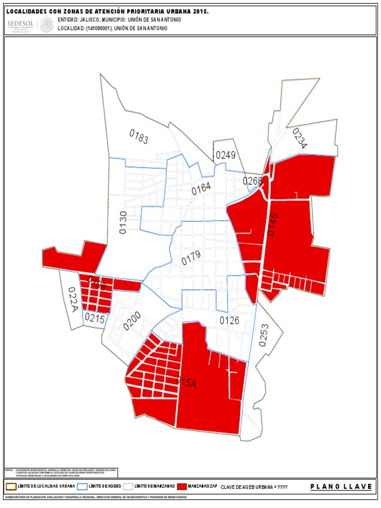 Plano de Zonas de Atencion Prioritario 2017 | PDF | México