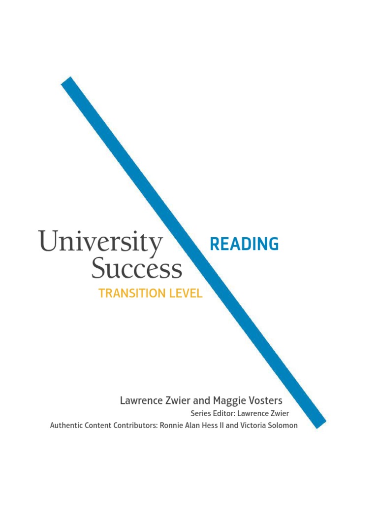 TRS601 University Success 9780134400785 FULL | PDF | English As A ...