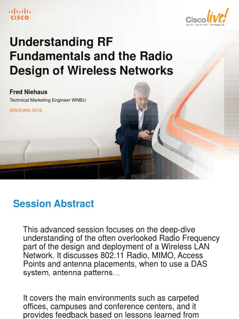Understanding RF Fundamentals and The Radio Design of Wireless Networks ...