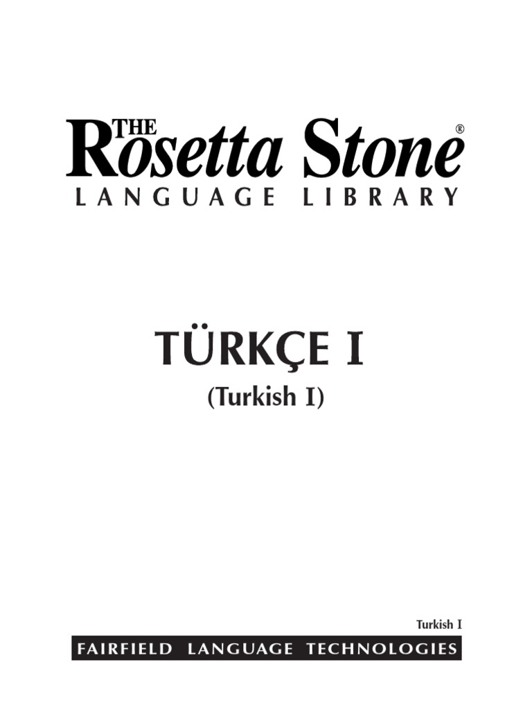 Turkish 1 | PDF