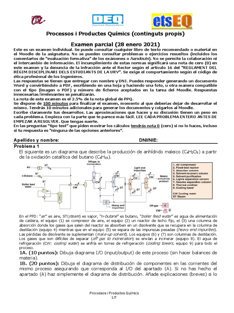 Examen Parcial 2021 CON COMENTARIO PPQ | PDF | Prueba (evaluación) | Moodle