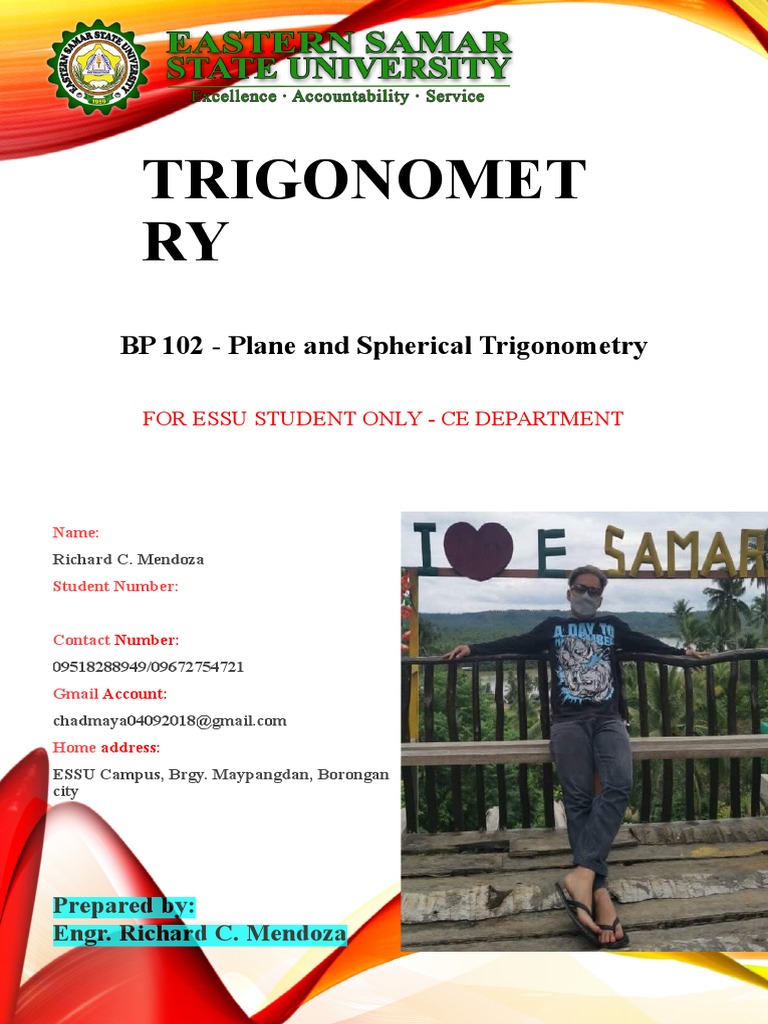 L1 Trigonometry | PDF | Angle | Speed
