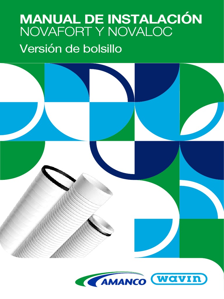 Manual de Instalacion Tubería 24 Pulg. Novafort | PDF | Sectores Economicos