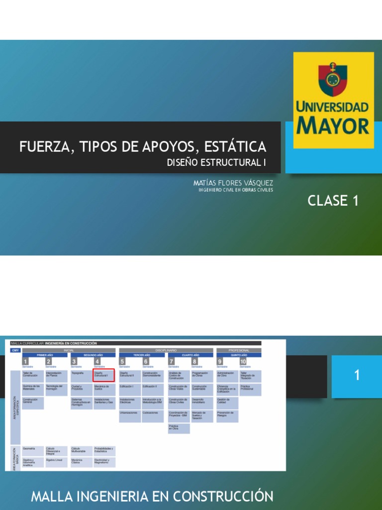 Clase 1-Diseño Estructural | PDF | Fuerza | Movimiento (física)