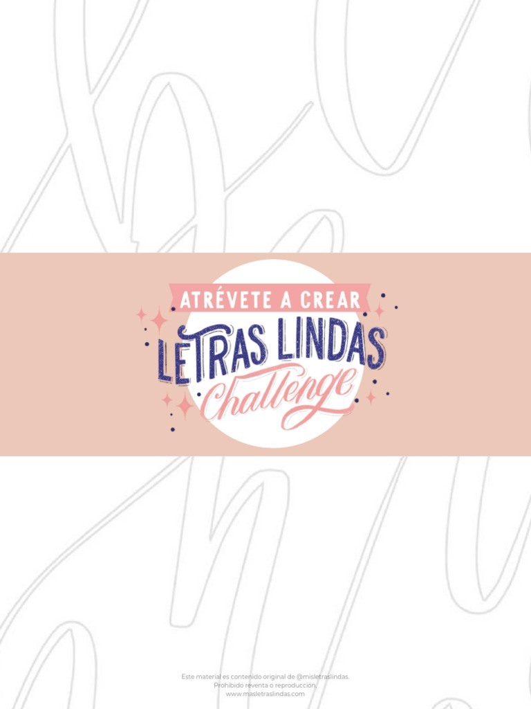 Letras Lindas Challenge Lead Magnet Materiales | PDF