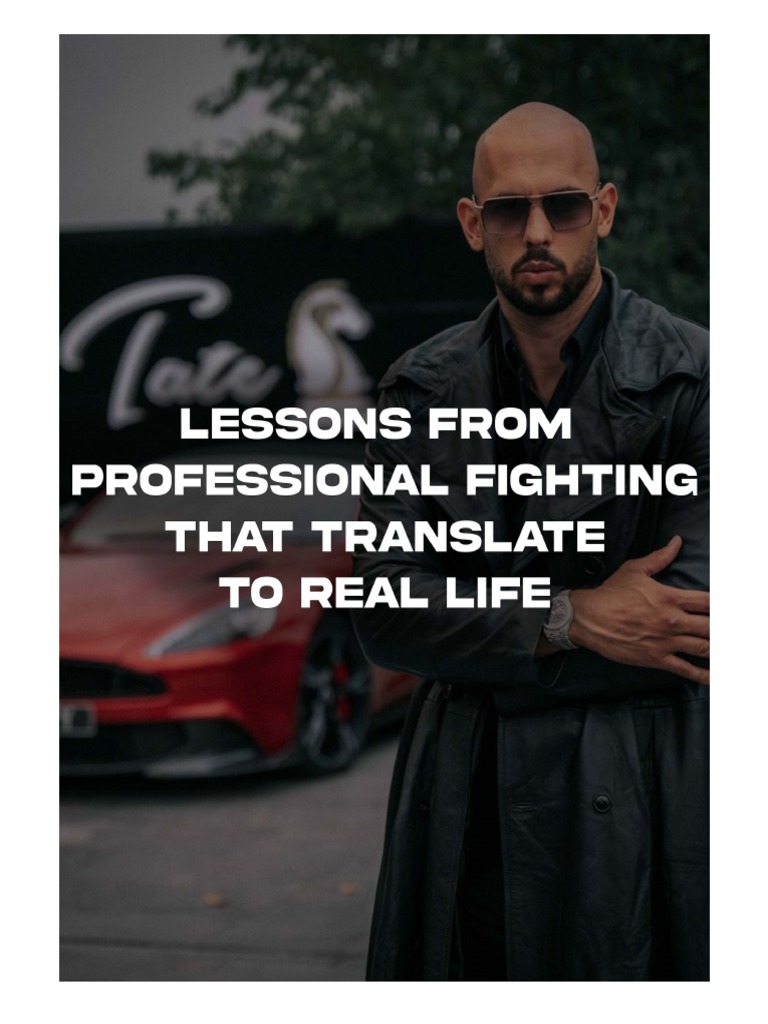 Lessons From Professional Fighting That Translate To Real Life | PDF