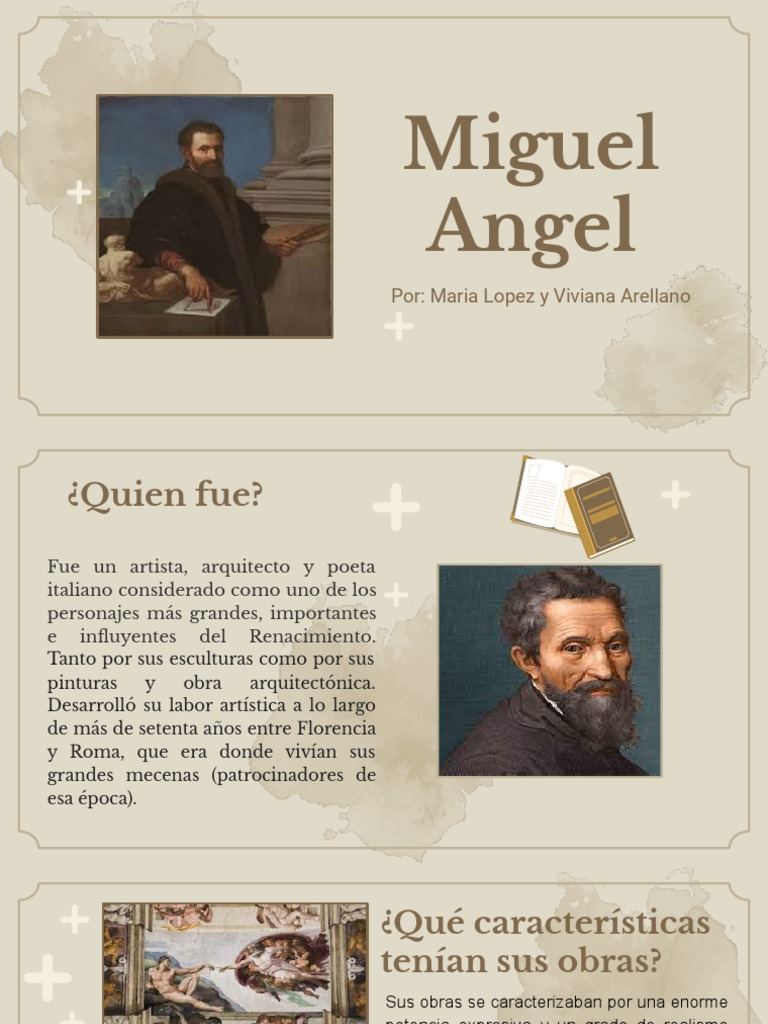 Obras y legado de Miguel Ángel | PDF | Miguel Ángel | Escultura