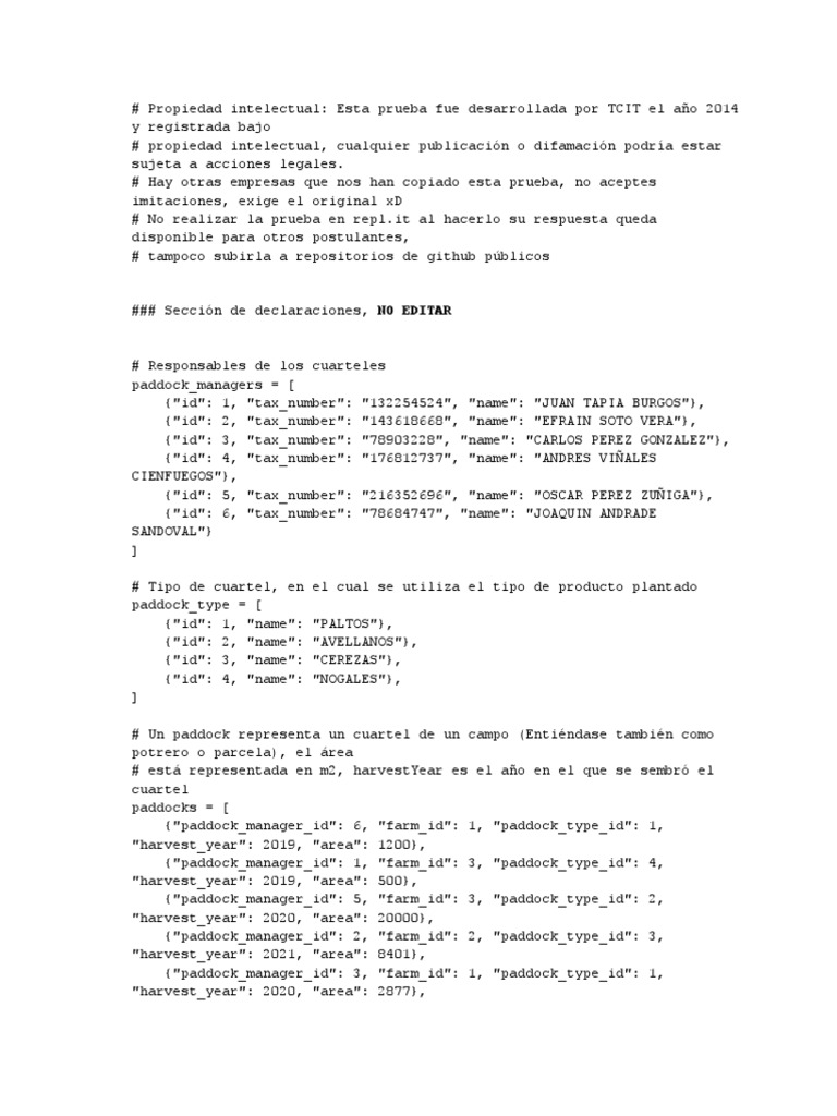 Prueba Python Nueva | PDF | Python (lenguaje de programación ...