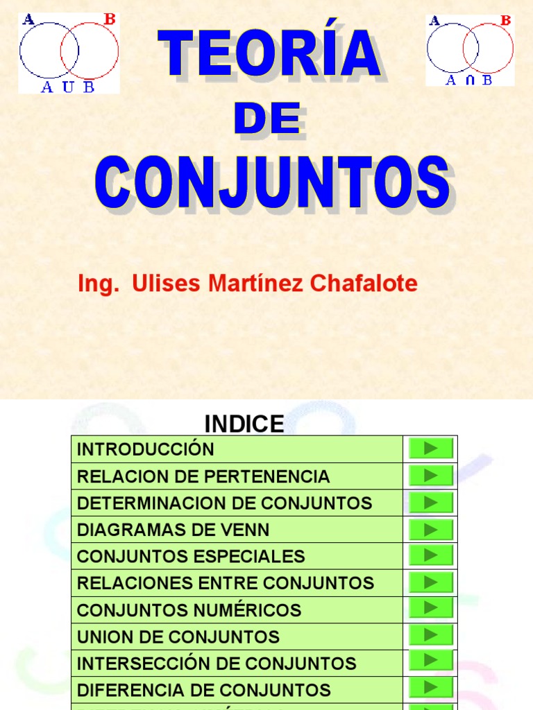 Teoria de Conjuntos | PDF | Conjunto (Matemáticas) | Matemáticas